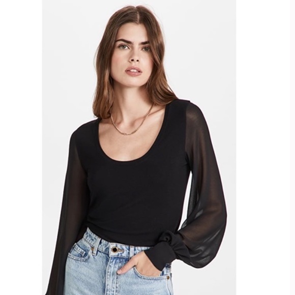 Generation Love | Tops | Generation Love Soft Modal Blend Stretch Sheer ...